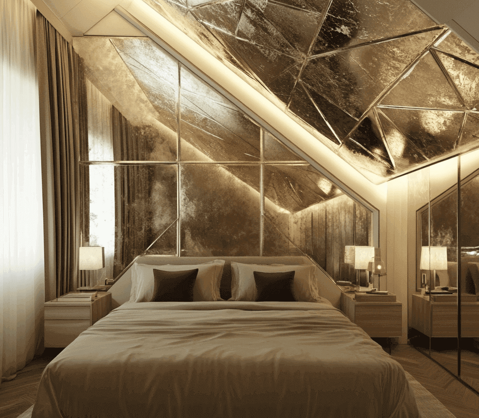 Wall decoration sloping ceilings: Tips & Tricks